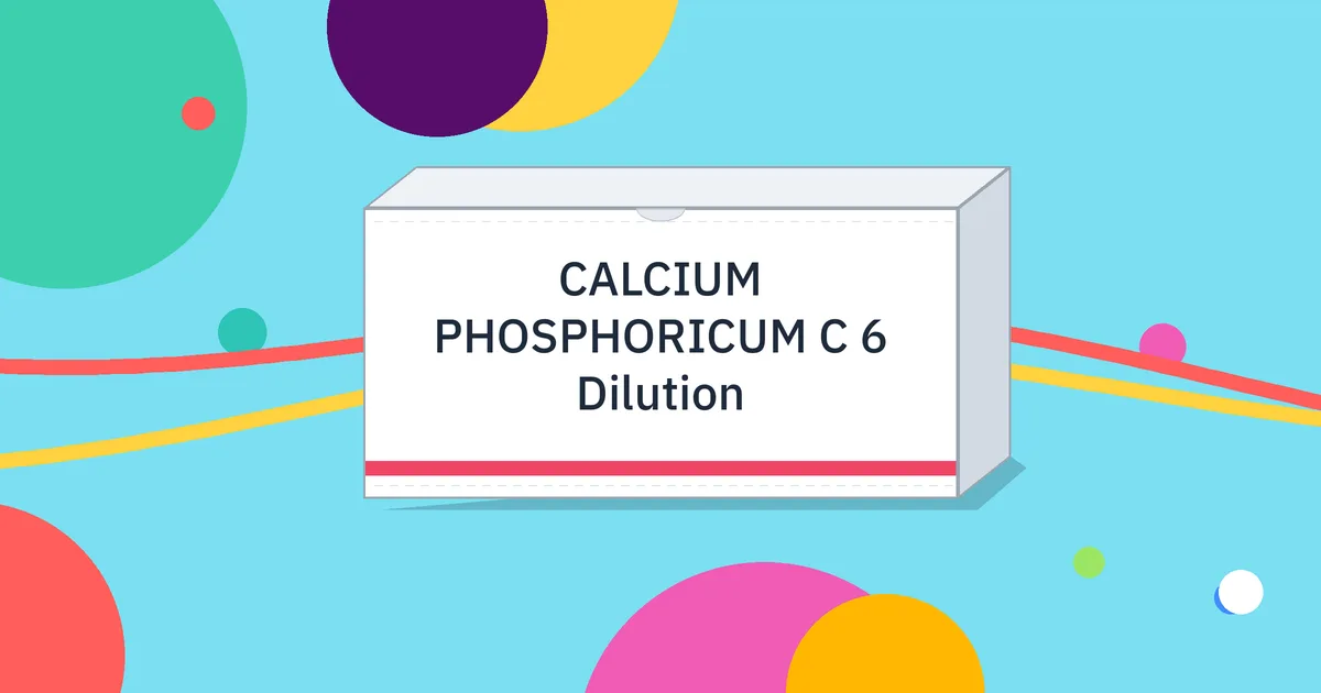 Symbolbild: Packung mit der Aufschrift CALCIUM PHOSPHORICUM C 6 Dilution (PZN 07594959) – Verfügbarkeit und Bezug in Apotheken in Frankfurt am Main