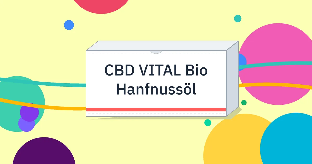 Symbolbild: Packung mit der Aufschrift CBD VITAL Bio Hanfnussöl (PZN 19769157) – Verfügbarkeit und Bezug in Apotheken in Frankfurt am Main