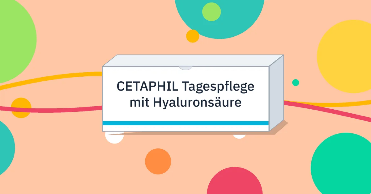 Symbolbild: Packung mit der Aufschrift CETAPHIL Tagespflege mit Hyaluronsäure (PZN 14136571) – Verfügbarkeit und Bezug in Apotheken in Frankfurt am Main