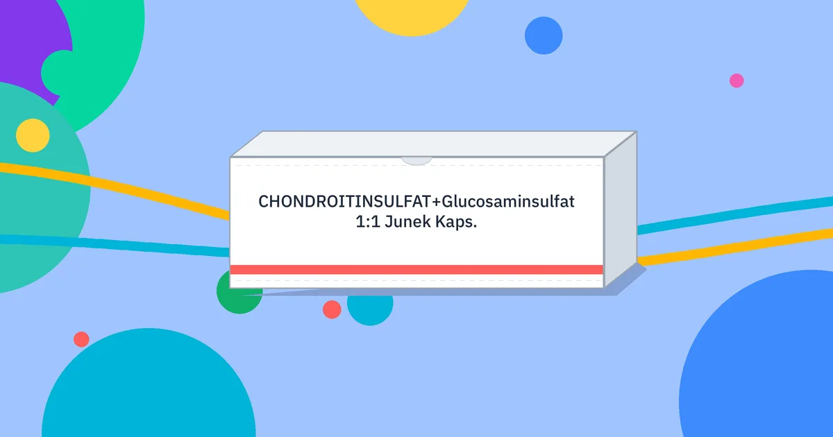 Symbolbild: Packung mit der Aufschrift CHONDROITINSULFAT+Glucosaminsulfat 1:1 Junek Kaps. (PZN 01098691) – Verfügbarkeit und Bezug in Apotheken in Frankfurt am Main