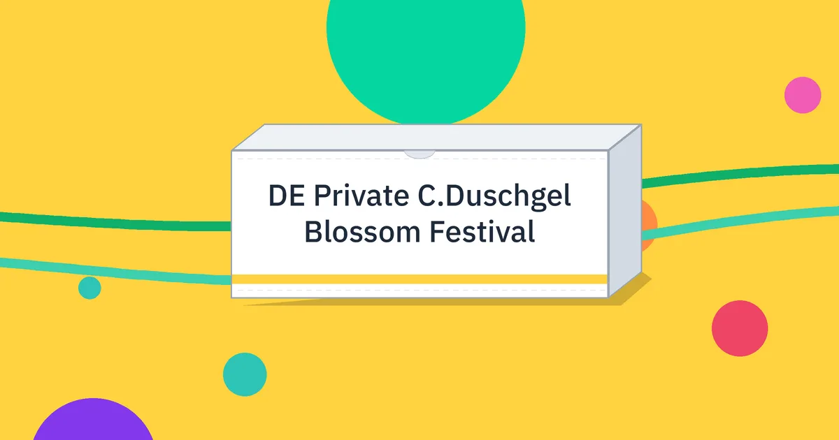 Symbolbild: Packung mit der Aufschrift DE Private C.Duschgel Blossom Festival (PZN 19497753) – Verfügbarkeit und Bezug in Apotheken in Frankfurt am Main