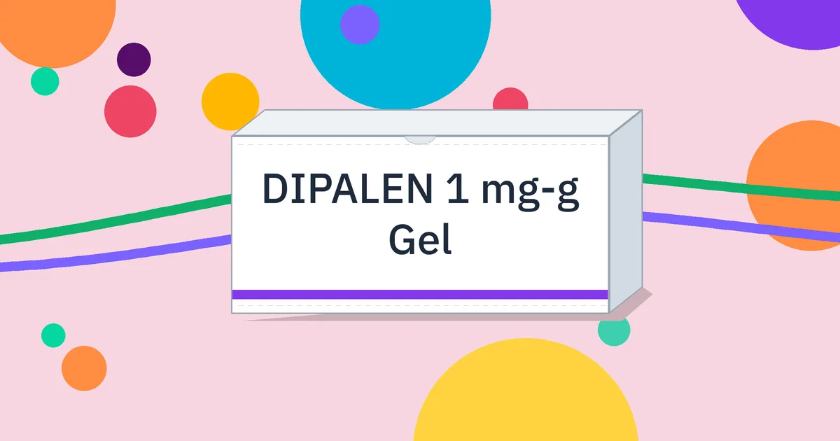 Symbolbild: Packung mit der Aufschrift DIPALEN 1 mg-g Gel (PZN 11345736) – Verfügbarkeit und Bezug in Apotheken in Frankfurt am Main