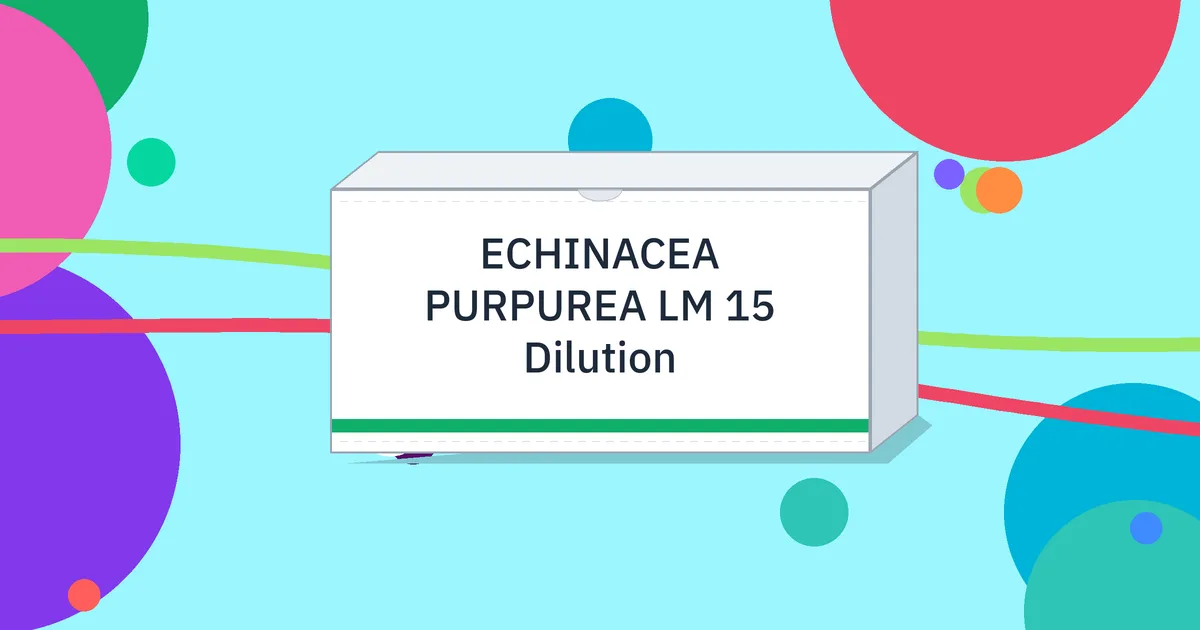 Symbolbild: Packung mit der Aufschrift ECHINACEA PURPUREA LM 15 Dilution (PZN 13468443) – Verfügbarkeit und Bezug in Apotheken in Frankfurt am Main