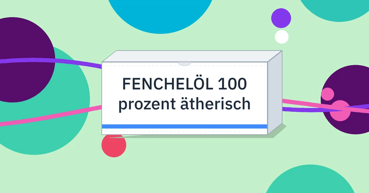 Symbolbild: Packung mit der Aufschrift FENCHELÖL 100 prozent ätherisch (PZN 07204438) – Verfügbarkeit und Bezug in Apotheken in Frankfurt am Main