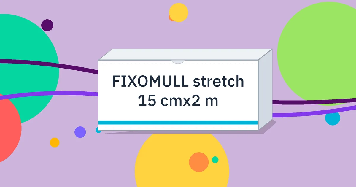 Symbolbild: Packung mit der Aufschrift FIXOMULL stretch 15 cmx2 m (PZN 00548235) – Verfügbarkeit und Bezug in Apotheken in Frankfurt am Main
