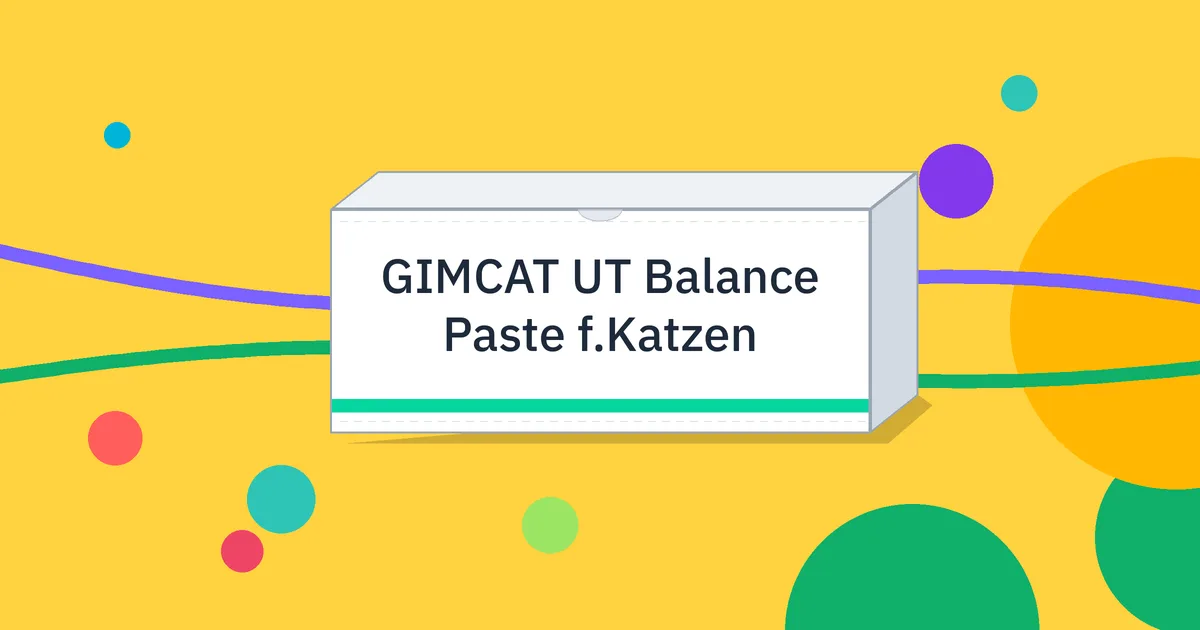Symbolbild: Packung mit der Aufschrift GIMCAT UT Balance Paste f.Katzen (PZN 16777788) – Verfügbarkeit und Bezug in Apotheken in Frankfurt am Main