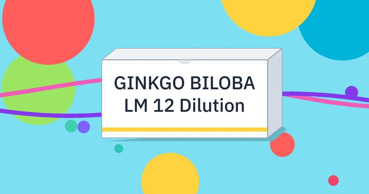 Symbolbild: Packung mit der Aufschrift GINKGO BILOBA LM 12 Dilution (PZN 12878050) – Verfügbarkeit und Bezug in Apotheken in Frankfurt am Main