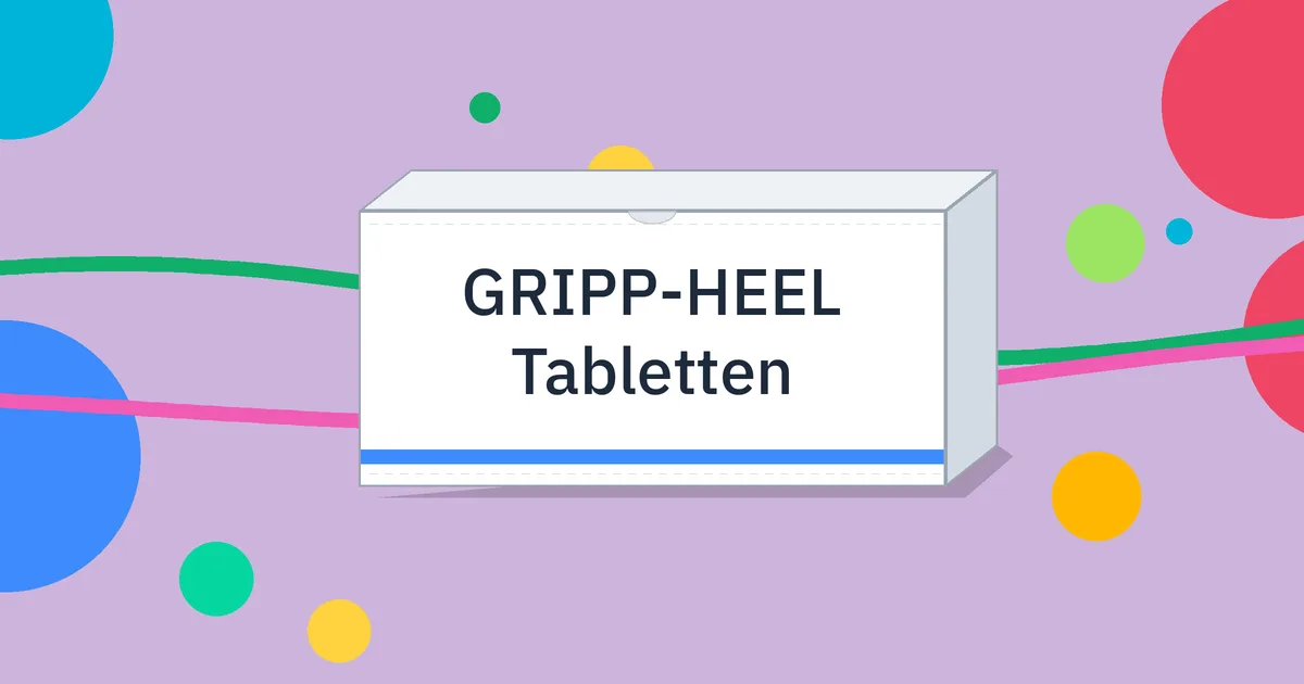 Symbolbild: Packung mit der Aufschrift GRIPP-HEEL Tabletten (PZN 00433294) – Verfügbarkeit und Bezug in Apotheken in Frankfurt am Main