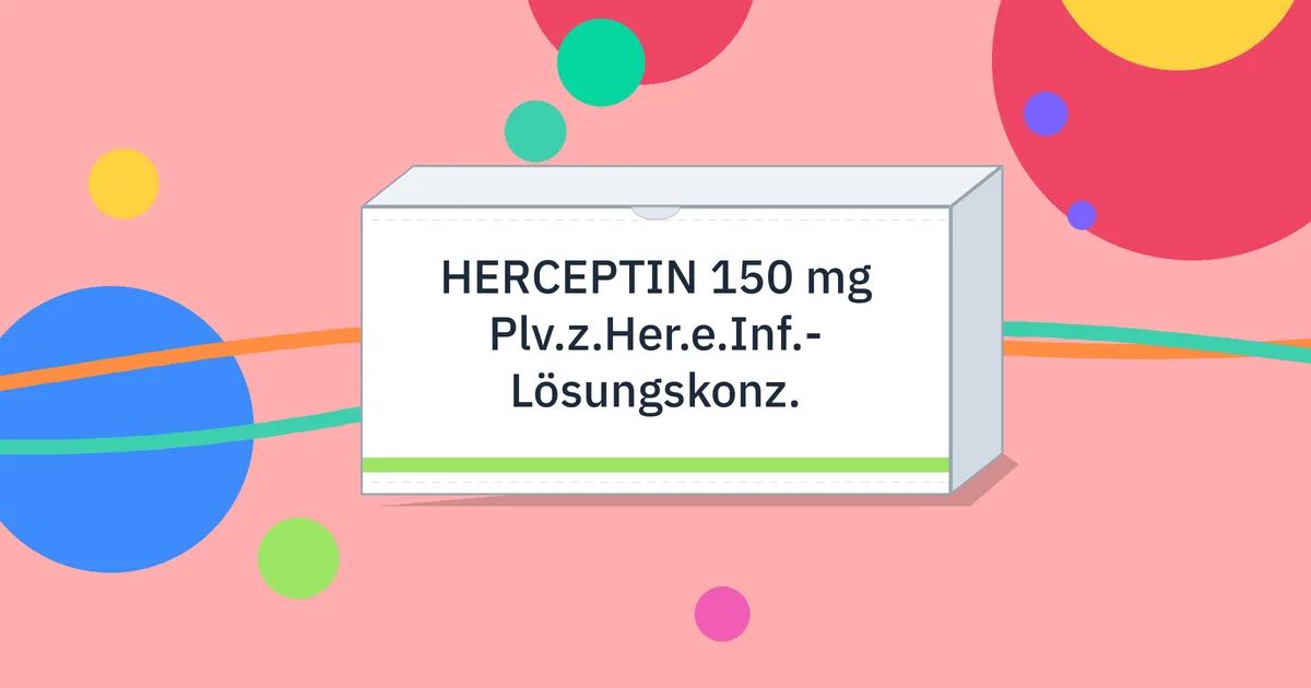 Symbolbild: Packung mit der Aufschrift HERCEPTIN 150 mg Plv.z.Her.e.Inf.-Lösungskonz. (PZN 02152978) – Verfügbarkeit und Bezug in Apotheken in Frankfurt am Main