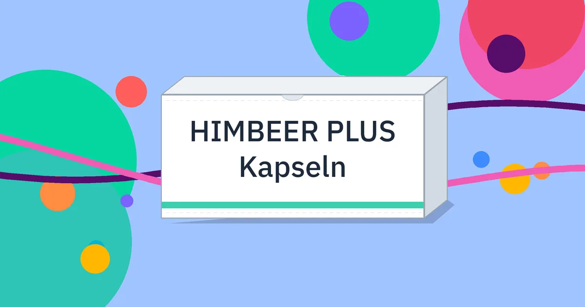 Symbolbild: Packung mit der Aufschrift HIMBEER PLUS Kapseln (PZN 10088177) – Verfügbarkeit und Bezug in Apotheken in Frankfurt am Main