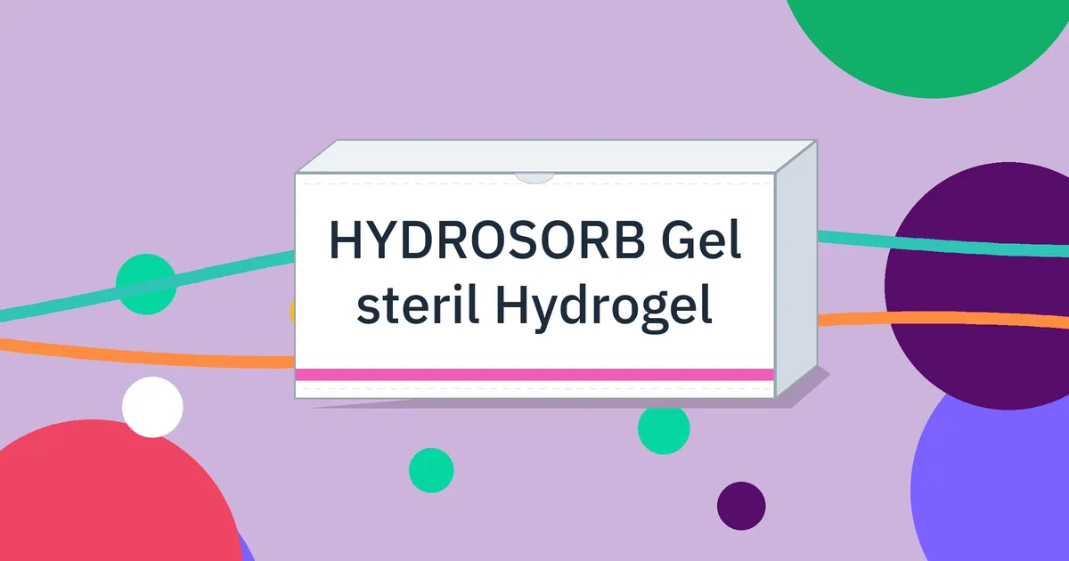 Symbolbild: Packung mit der Aufschrift HYDROSORB Gel steril Hydrogel (PZN 17275333) – Verfügbarkeit und Bezug in Apotheken in Frankfurt am Main