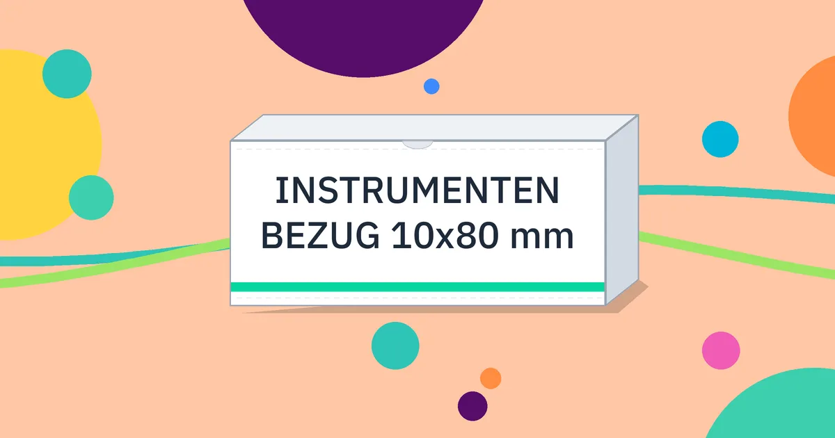 Symbolbild: Packung mit der Aufschrift INSTRUMENTEN BEZUG 10x80 mm (PZN 04152416) – Verfügbarkeit und Bezug in Apotheken in Frankfurt am Main