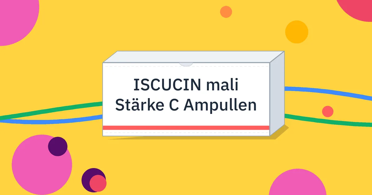 Symbolbild: Packung mit der Aufschrift ISCUCIN mali Stärke C Ampullen (PZN 04428918) – Verfügbarkeit und Bezug in Apotheken in Frankfurt am Main