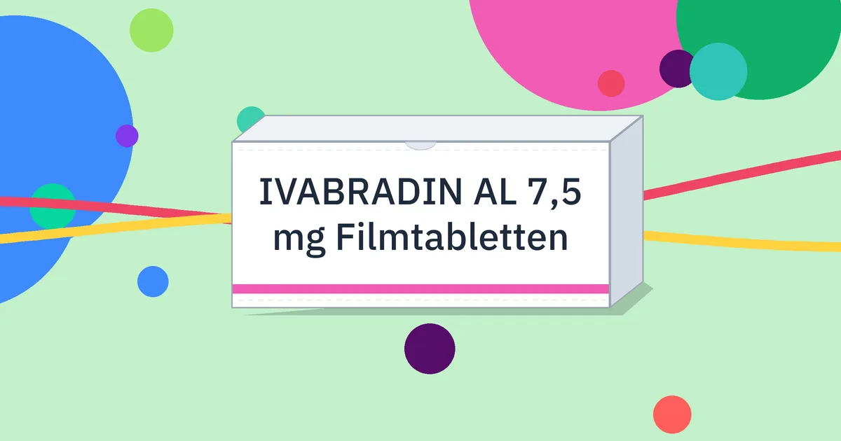 Symbolbild: Packung mit der Aufschrift IVABRADIN AL 7,5 mg Filmtabletten (PZN 13813621) – Verfügbarkeit und Bezug in Apotheken in Frankfurt am Main