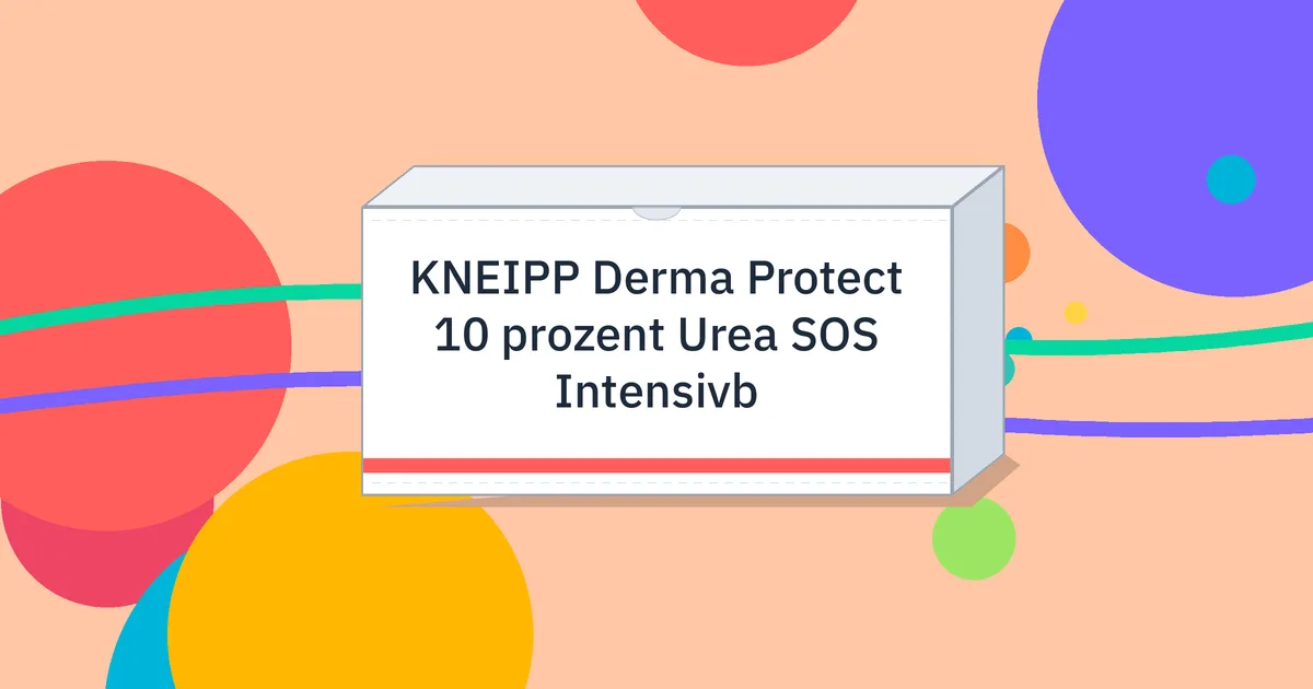 Symbolbild: Packung mit der Aufschrift KNEIPP Derma Protect 10 prozent Urea SOS Intensivb (PZN 19815319) – Verfügbarkeit und Bezug in Apotheken in Frankfurt am Main