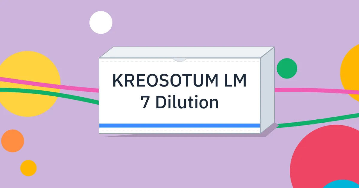 Symbolbild: Packung mit der Aufschrift KREOSOTUM LM 7 Dilution (PZN 12927995) – Verfügbarkeit und Bezug in Apotheken in Frankfurt am Main