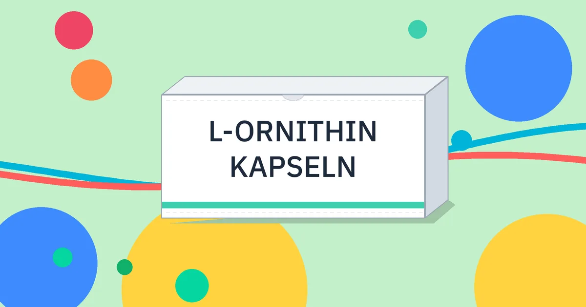 Symbolbild: Packung mit der Aufschrift L-ORNITHIN KAPSELN (PZN 11161485) – Verfügbarkeit und Bezug in Apotheken in Frankfurt am Main