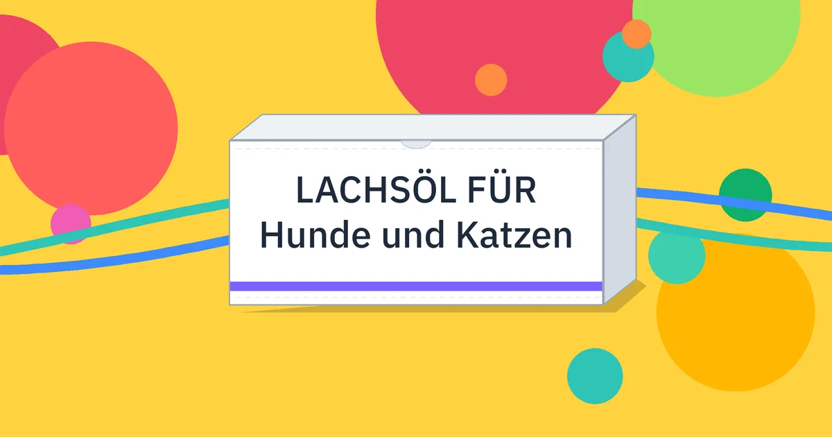 Symbolbild: Packung mit der Aufschrift LACHSÖL FÜR Hunde und Katzen (PZN 12522382) – Verfügbarkeit und Bezug in Apotheken in Frankfurt am Main