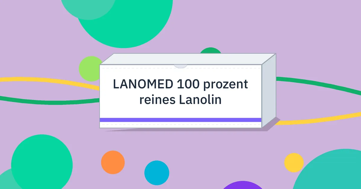 Symbolbild: Packung mit der Aufschrift LANOMED 100 prozent reines Lanolin (PZN 01384385) – Verfügbarkeit und Bezug in Apotheken in Frankfurt am Main