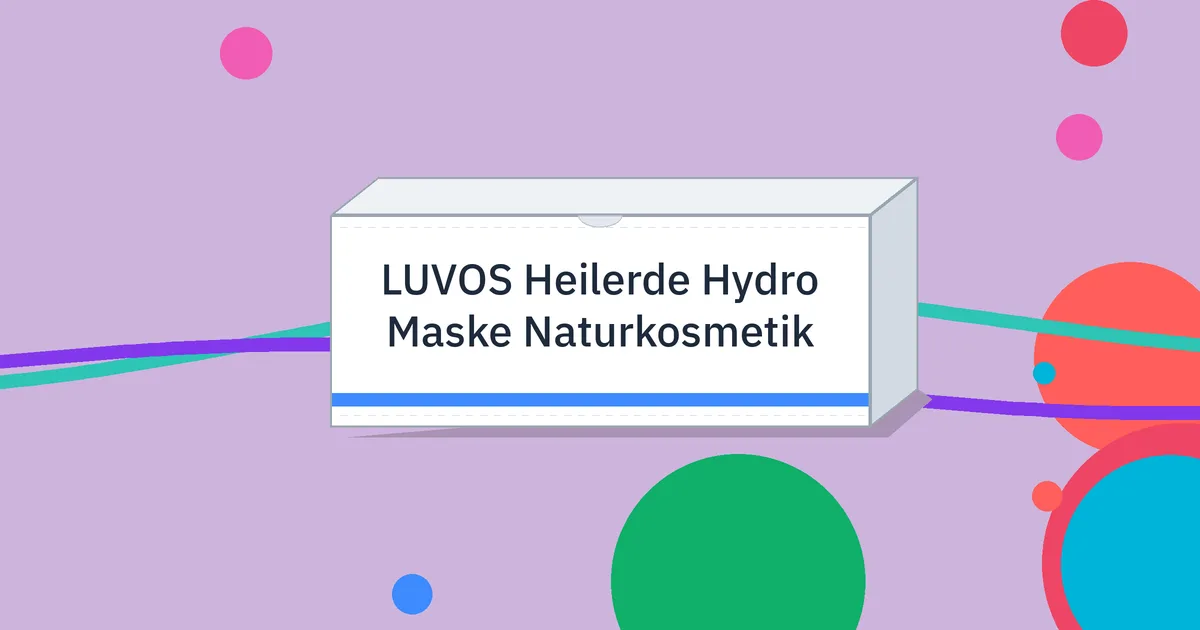 Symbolbild: Packung mit der Aufschrift LUVOS Heilerde Hydro Maske Naturkosmetik (PZN 10739858) – Verfügbarkeit und Bezug in Apotheken in Frankfurt am Main