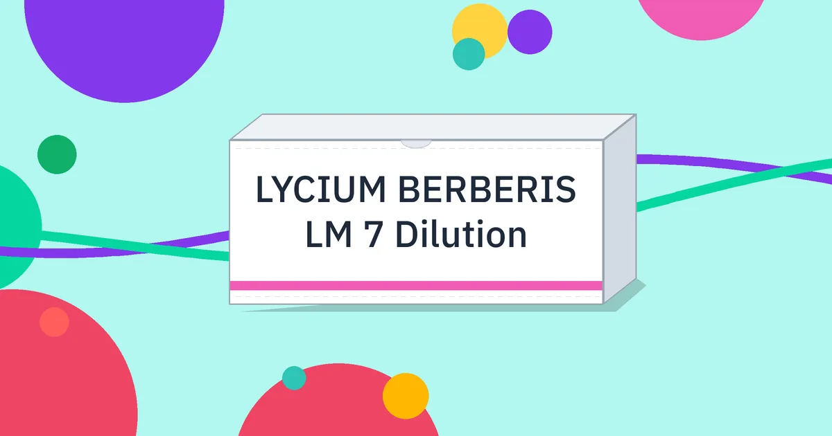 Symbolbild: Packung mit der Aufschrift LYCIUM BERBERIS LM 7 Dilution (PZN 13537049) – Verfügbarkeit und Bezug in Apotheken in Frankfurt am Main