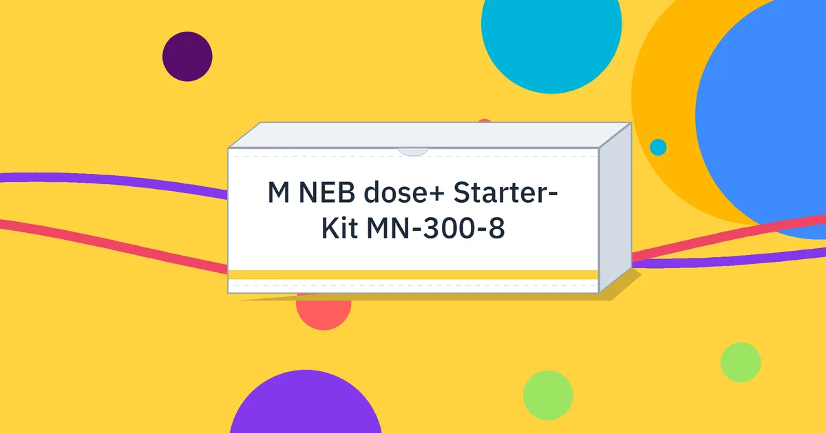Symbolbild: Packung mit der Aufschrift M NEB dose+ Starter-Kit MN-300-8 (PZN 12465365) – Verfügbarkeit und Bezug in Apotheken in Frankfurt am Main