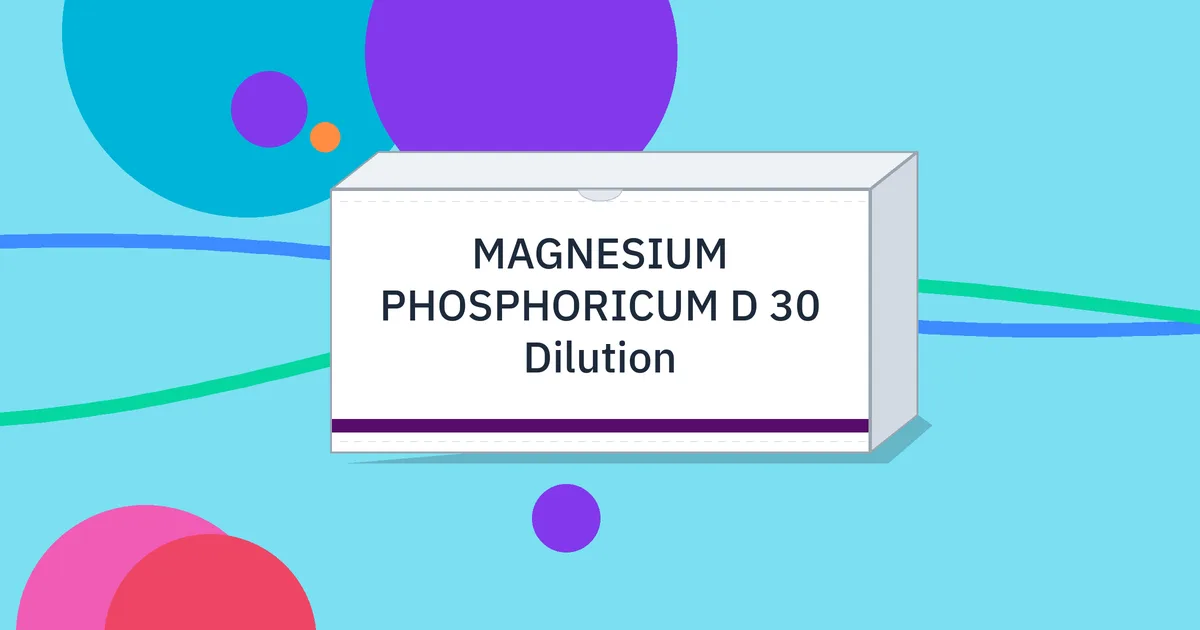Symbolbild: Packung mit der Aufschrift MAGNESIUM PHOSPHORICUM D 30 Dilution (PZN 04225925) – Verfügbarkeit und Bezug in Apotheken in Frankfurt am Main