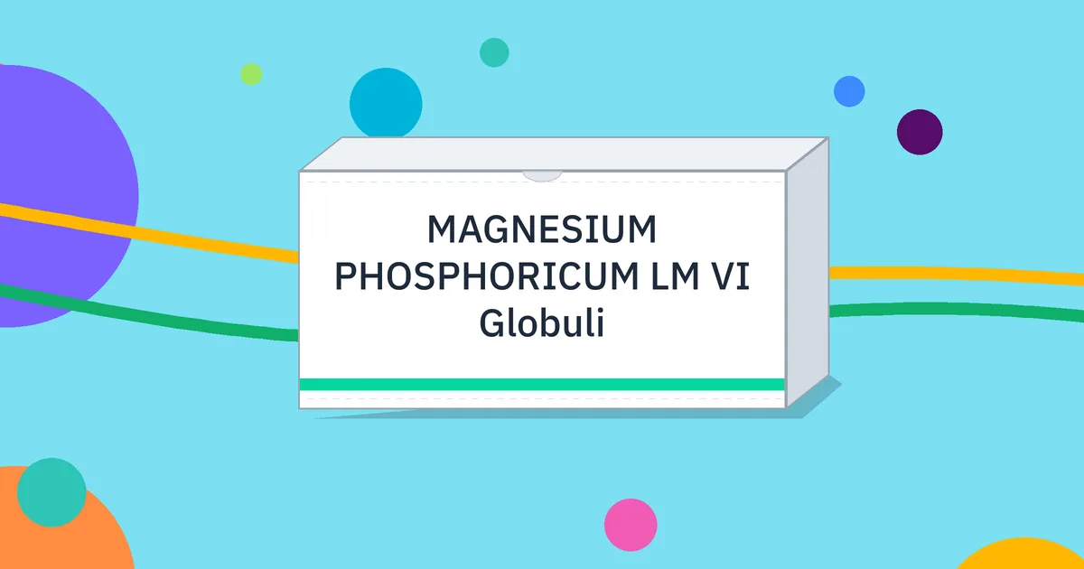 Symbolbild: Packung mit der Aufschrift MAGNESIUM PHOSPHORICUM LM VI Globuli (PZN 02659660) – Verfügbarkeit und Bezug in Apotheken in Frankfurt am Main