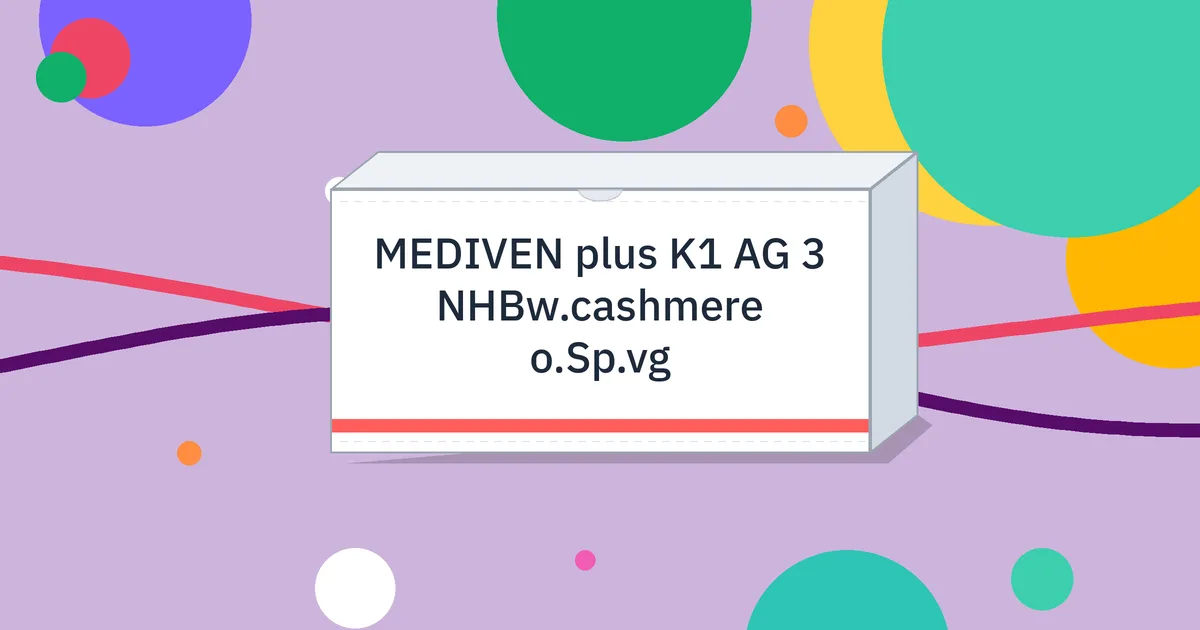 Symbolbild: Packung mit der Aufschrift MEDIVEN plus K1 AG 3 NHBw.cashmere o.Sp.vg (PZN 15923101) – Verfügbarkeit und Bezug in Apotheken in Frankfurt am Main