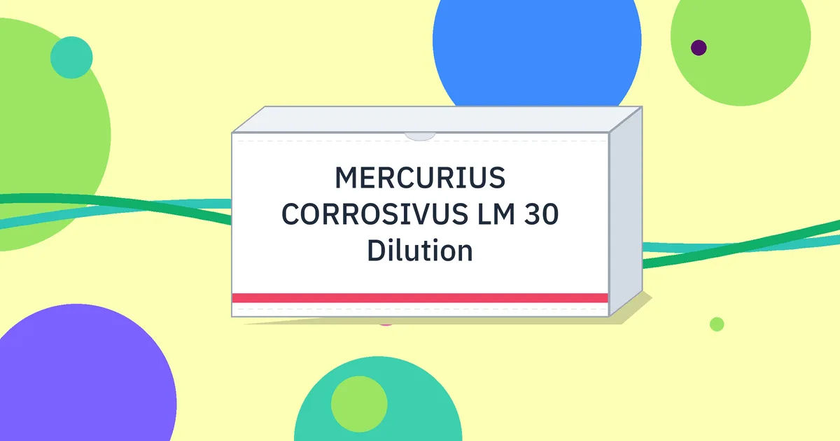 Symbolbild: Packung mit der Aufschrift MERCURIUS CORROSIVUS LM 30 Dilution (PZN 07541087) – Verfügbarkeit und Bezug in Apotheken in Frankfurt am Main