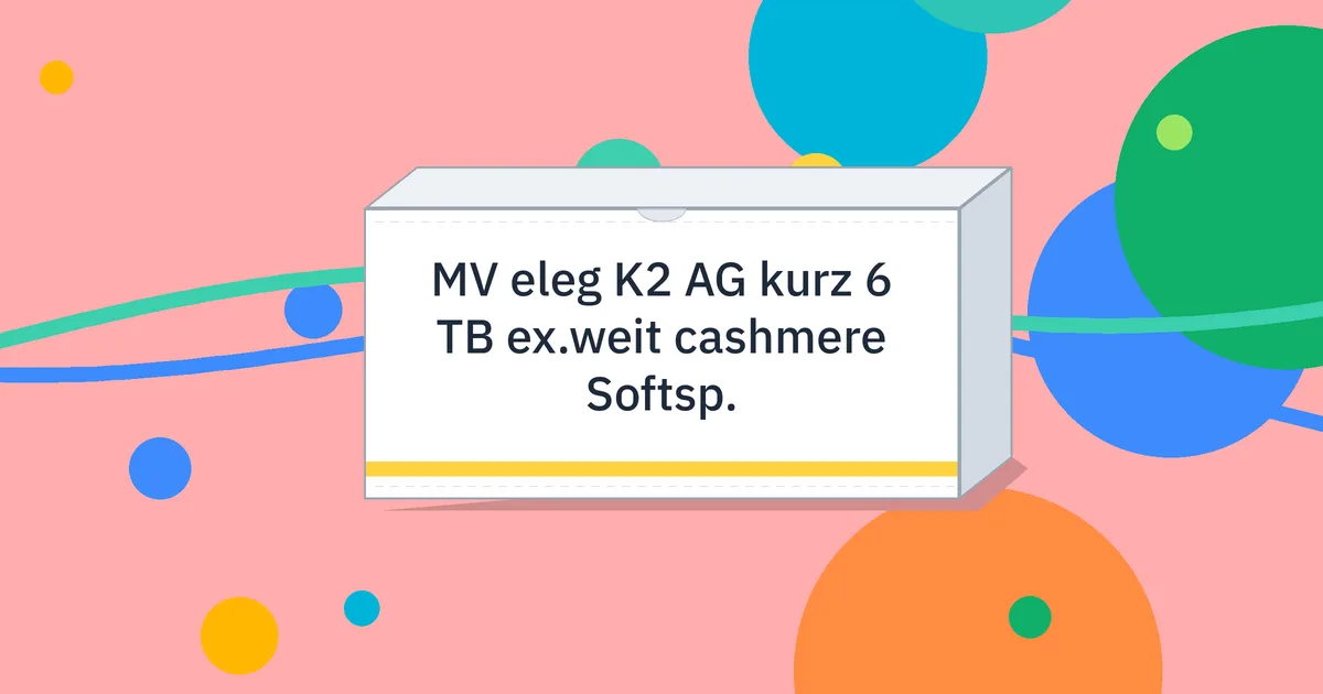 Symbolbild: Packung mit der Aufschrift MV eleg K2 AG kurz 6 TB ex.weit cashmere Softsp. (PZN 15273821) – Verfügbarkeit und Bezug in Apotheken in Frankfurt am Main