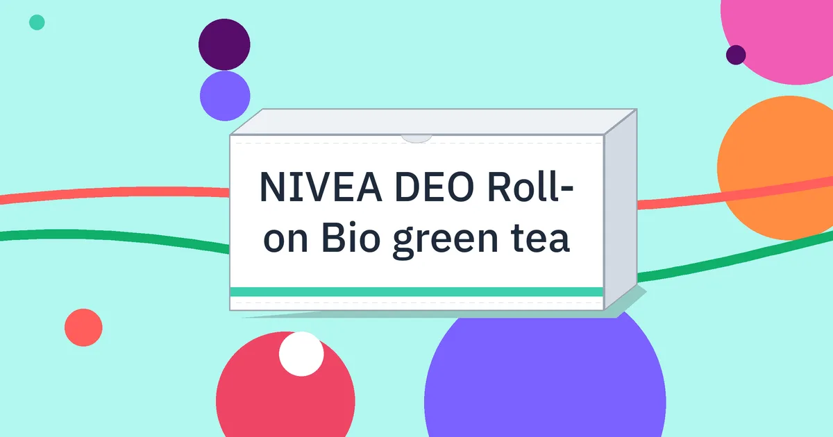 Symbolbild: Packung mit der Aufschrift NIVEA DEO Roll-on Bio green tea (PZN 16698528) – Verfügbarkeit und Bezug in Apotheken in Frankfurt am Main