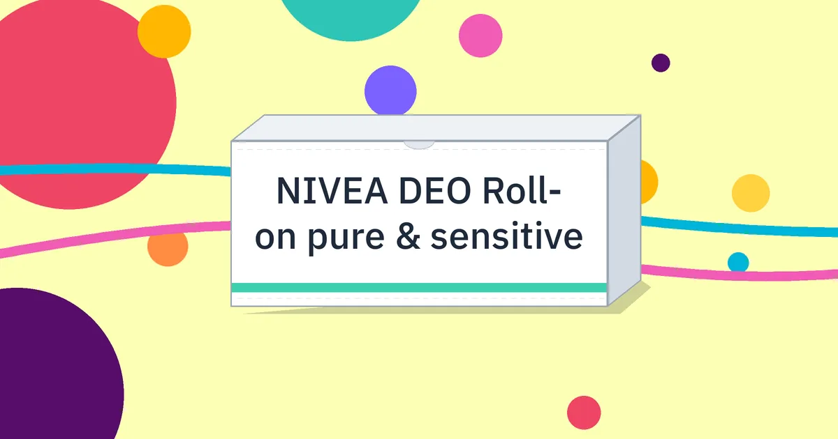 Symbolbild: Packung mit der Aufschrift NIVEA DEO Roll-on pure & sensitive (PZN 11325231) – Verfügbarkeit und Bezug in Apotheken in Frankfurt am Main