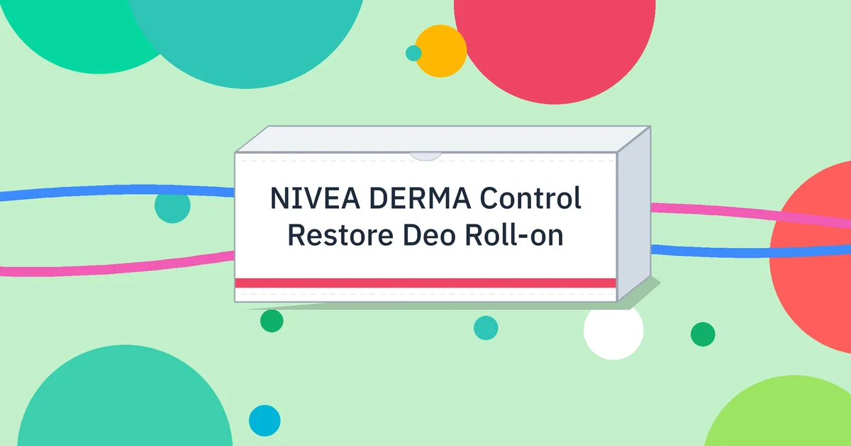 Symbolbild: Packung mit der Aufschrift NIVEA DERMA Control Restore Deo Roll-on (PZN 20799637) – Verfügbarkeit und Bezug in Apotheken in Frankfurt am Main