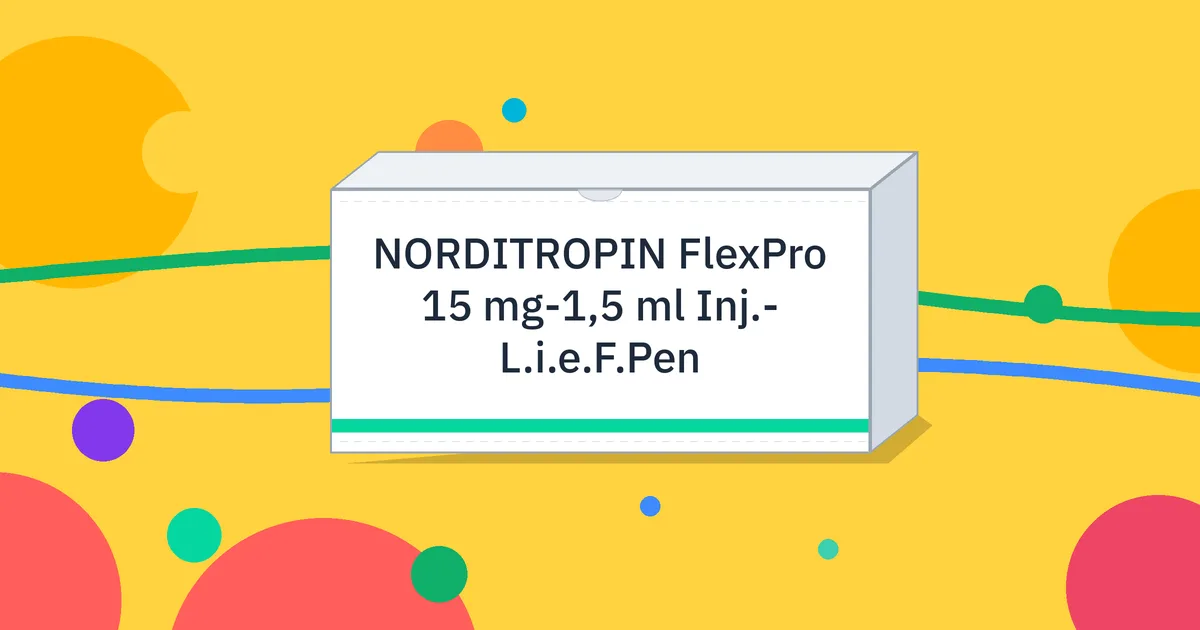 Symbolbild: Packung mit der Aufschrift NORDITROPIN FlexPro 15 mg-1,5 ml Inj.-L.i.e.F.Pen (PZN 05459424) – Verfügbarkeit und Bezug in Apotheken in Frankfurt am Main