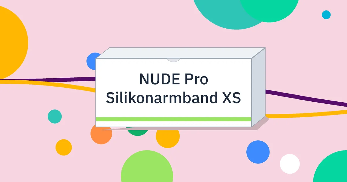 Symbolbild: Packung mit der Aufschrift NUDE Pro Silikonarmband XS (PZN 18019862) – Verfügbarkeit und Bezug in Apotheken in Frankfurt am Main