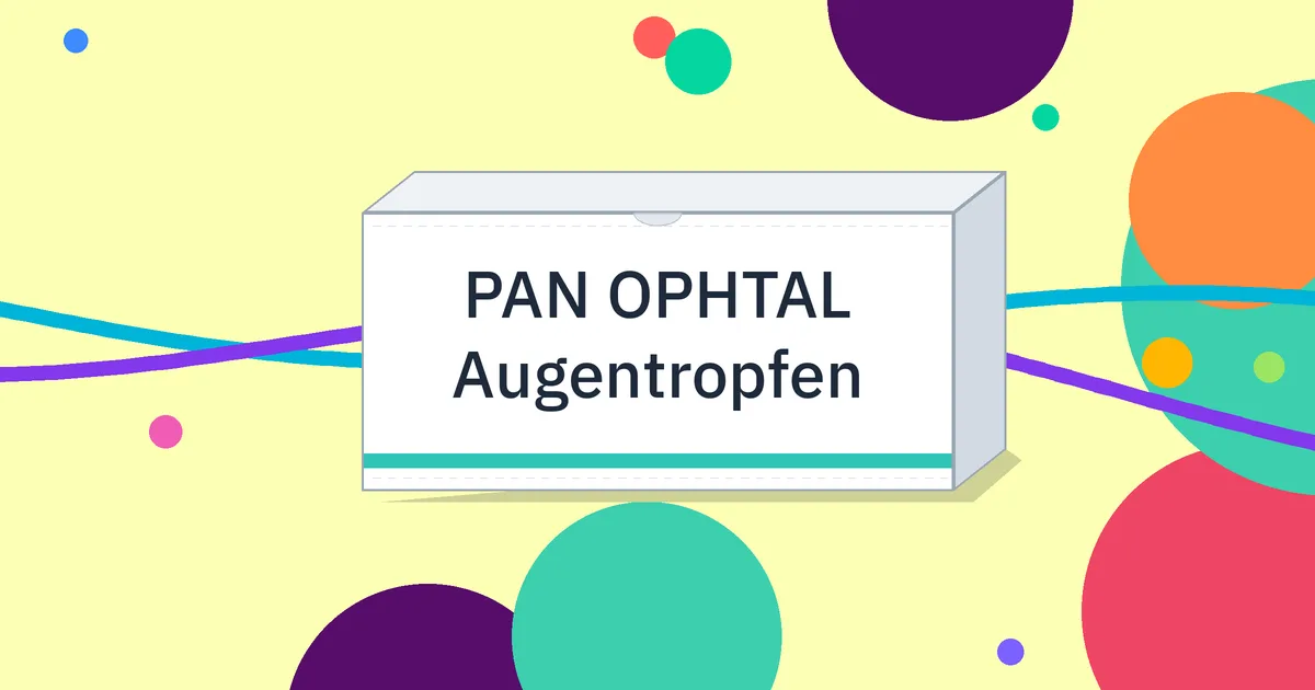 Symbolbild: Packung mit der Aufschrift PAN OPHTAL Augentropfen (PZN 07136903) – Verfügbarkeit und Bezug in Apotheken in Frankfurt am Main