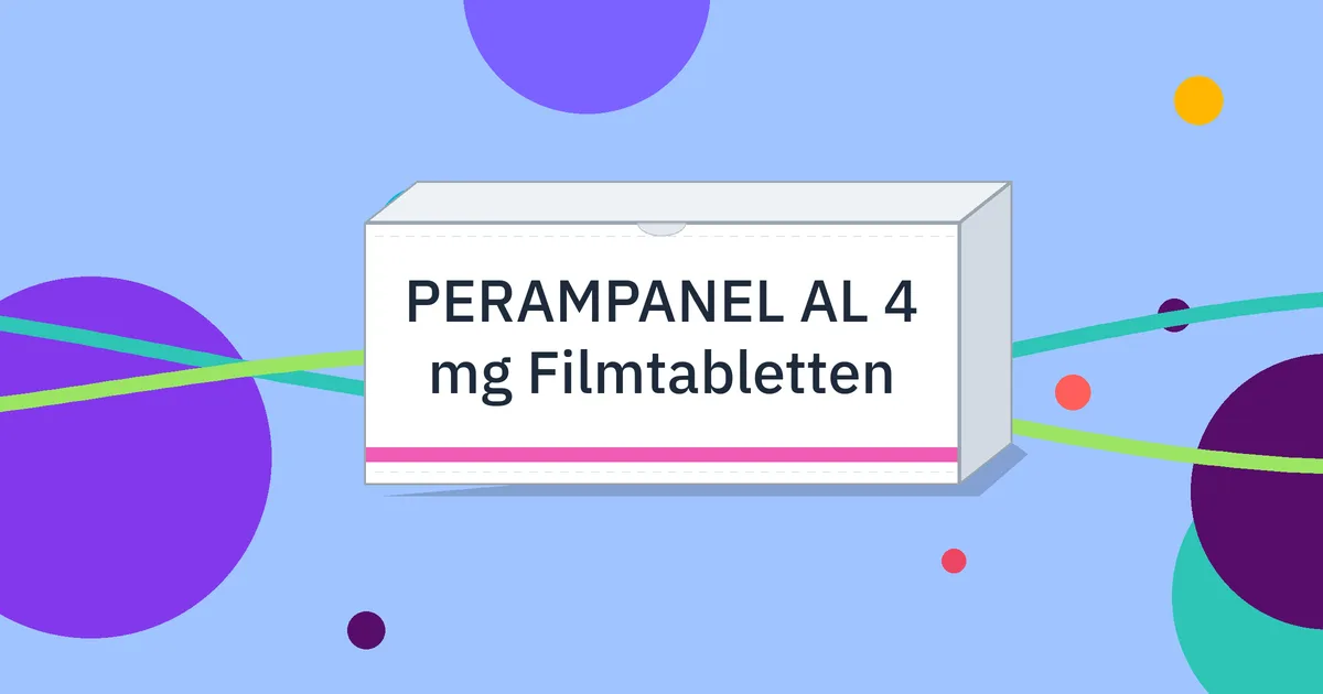Symbolbild: Packung mit der Aufschrift PERAMPANEL AL 4 mg Filmtabletten (PZN 20139705) – Verfügbarkeit und Bezug in Apotheken in Frankfurt am Main