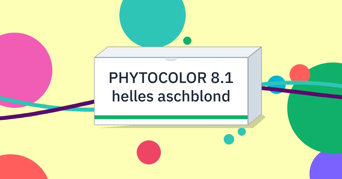 Symbolbild: Packung mit der Aufschrift PHYTOCOLOR 8.1 helles aschblond (PZN 18240963) – Verfügbarkeit und Bezug in Apotheken in Frankfurt am Main