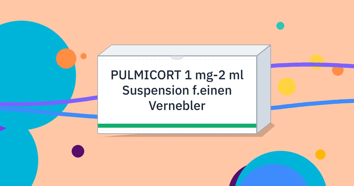 Symbolbild: Packung mit der Aufschrift PULMICORT 1 mg-2 ml Suspension f.einen Vernebler (PZN 12557854) – Verfügbarkeit und Bezug in Apotheken in Frankfurt am Main