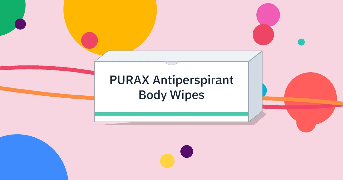 Symbolbild: Packung mit der Aufschrift PURAX Antiperspirant Body Wipes (PZN 17264720) – Verfügbarkeit und Bezug in Apotheken in Frankfurt am Main