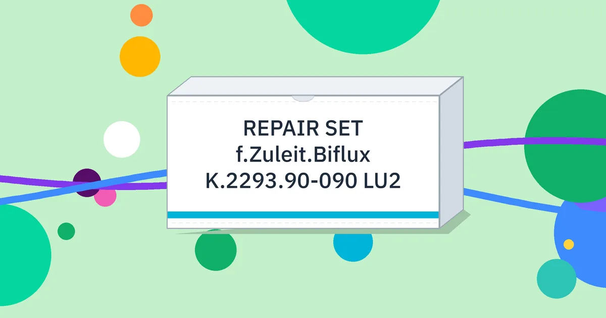 Symbolbild: Packung mit der Aufschrift REPAIR SET f.Zuleit.Biflux K.2293.90-090 LU2 (PZN 09398547) – Verfügbarkeit und Bezug in Apotheken in Frankfurt am Main