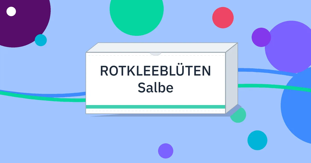 Symbolbild: Packung mit der Aufschrift ROTKLEEBLÜTEN Salbe (PZN 18301802) – Verfügbarkeit und Bezug in Apotheken in Frankfurt am Main