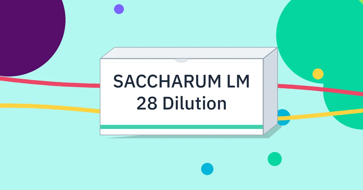 Symbolbild: Packung mit der Aufschrift SACCHARUM LM 28 Dilution (PZN 13176462) – Verfügbarkeit und Bezug in Apotheken in Frankfurt am Main