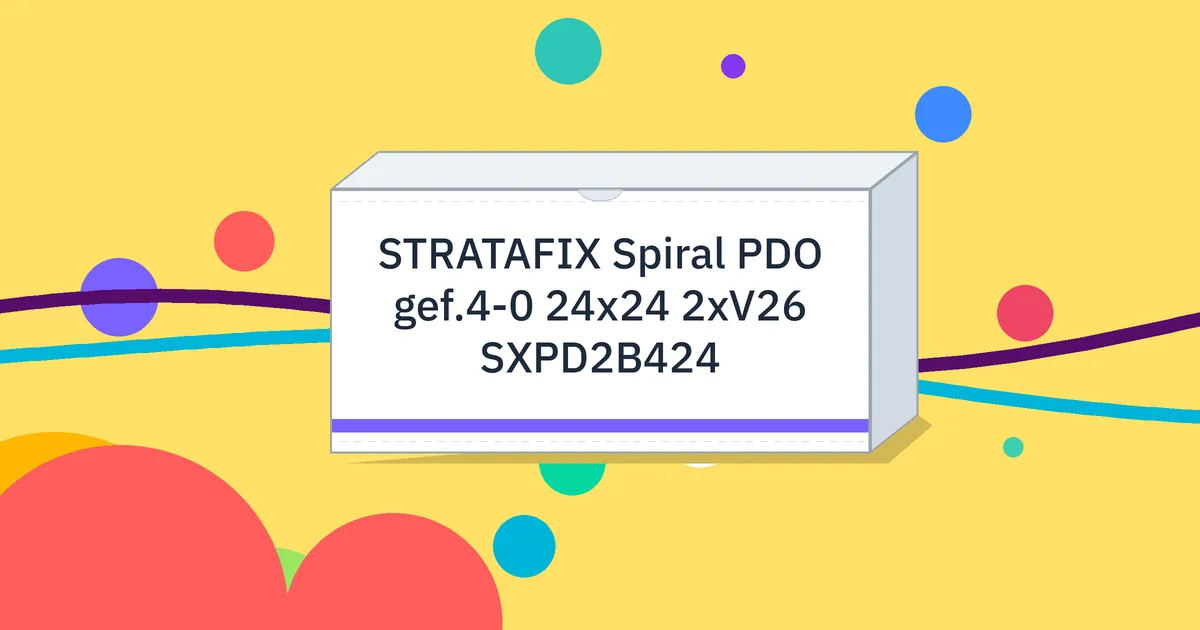 Symbolbild: Packung mit der Aufschrift STRATAFIX Spiral PDO gef.4-0 24x24 2xV26 SXPD2B424 (PZN 20913553) – Verfügbarkeit und Bezug in Apotheken in Frankfurt am Main