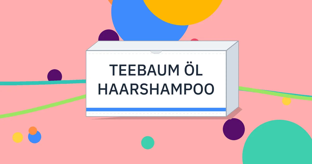 Symbolbild: Packung mit der Aufschrift TEEBAUM ÖL HAARSHAMPOO (PZN 07355976) – Verfügbarkeit und Bezug in Apotheken in Frankfurt am Main