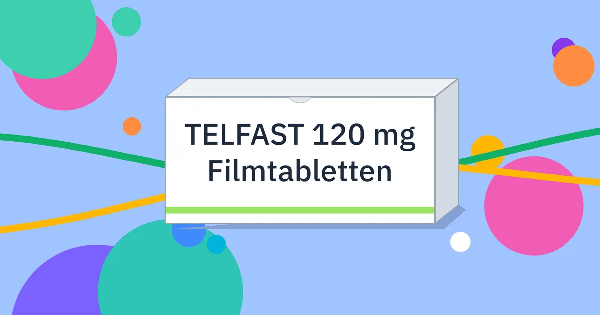 Symbolbild: Packung mit der Aufschrift TELFAST 120 mg Filmtabletten (PZN 05958133) – Verfügbarkeit und Bezug in Apotheken in Frankfurt am Main