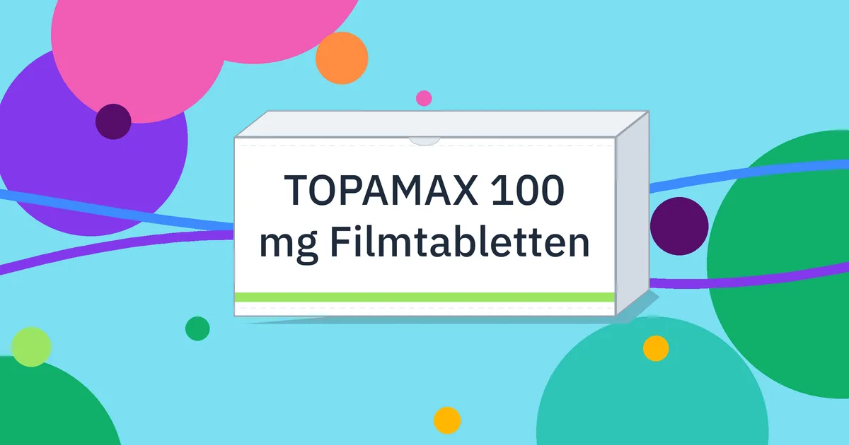 Symbolbild: Packung mit der Aufschrift TOPAMAX 100 mg Filmtabletten (PZN 03497745) – Verfügbarkeit und Bezug in Apotheken in Frankfurt am Main