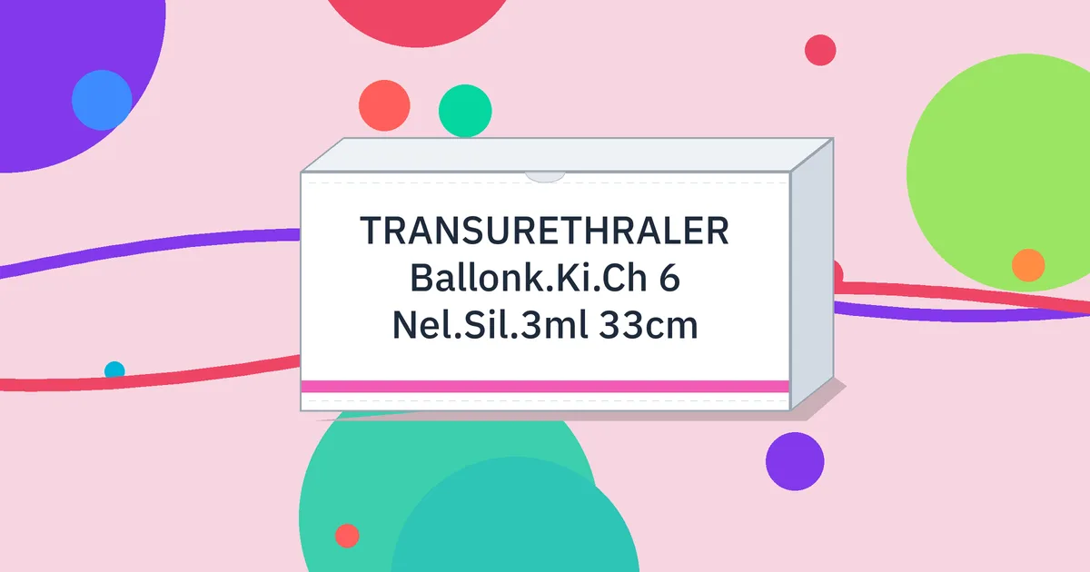 Symbolbild: Packung mit der Aufschrift TRANSURETHRALER Ballonk.Ki.Ch 6 Nel.Sil.3ml 33cm (PZN 04506245) – Verfügbarkeit und Bezug in Apotheken in Frankfurt am Main