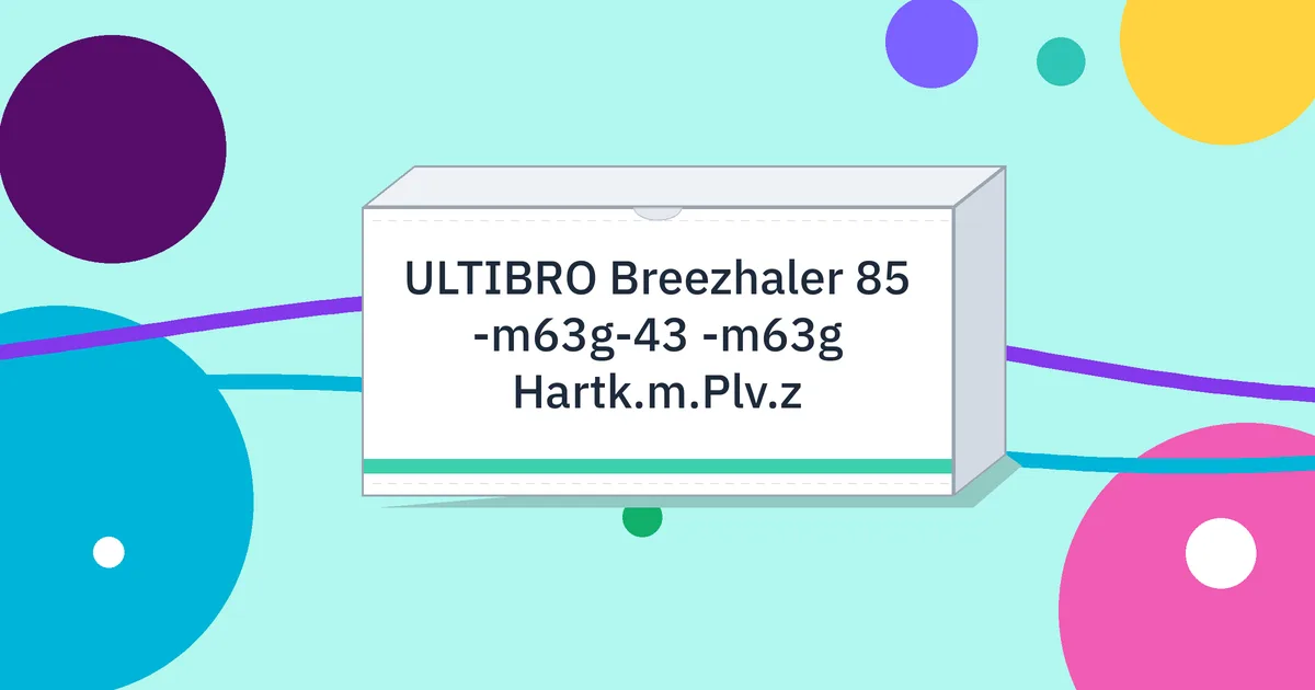 Symbolbild: Packung mit der Aufschrift ULTIBRO Breezhaler 85 -m63g-43 -m63g Hartk.m.Plv.z (PZN 11125644) – Verfügbarkeit und Bezug in Apotheken in Frankfurt am Main